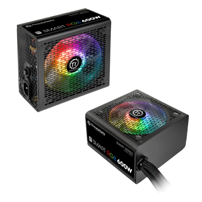 FUENTE DE PODER 600W THERMALTAKE PS-SPR-0600NHFAWU-1, 80 Plus Certified ...